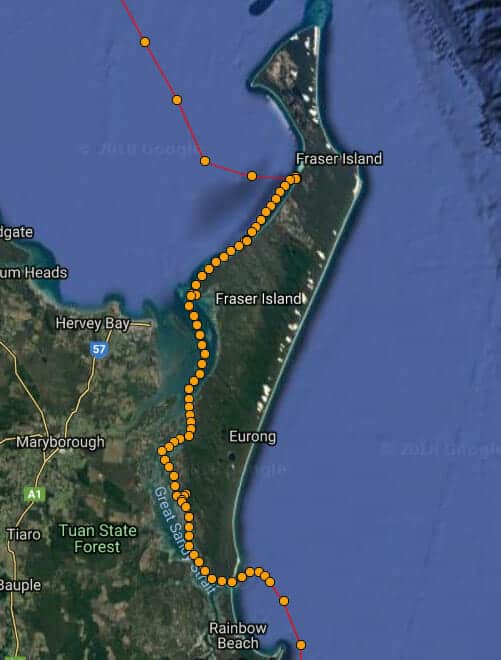Crossing Wide Bay Bar and Gunkholing Fraser Island - Out Chasing Stars