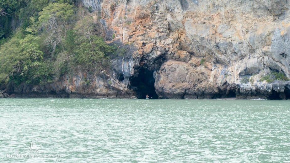 Visiting Panak Island's Bat Cave and Hong - Out Chasing Stars