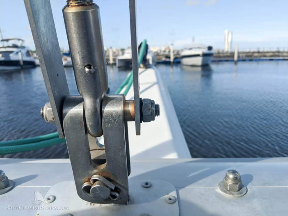 Taking Apart Our Forestay - Out Chasing Stars